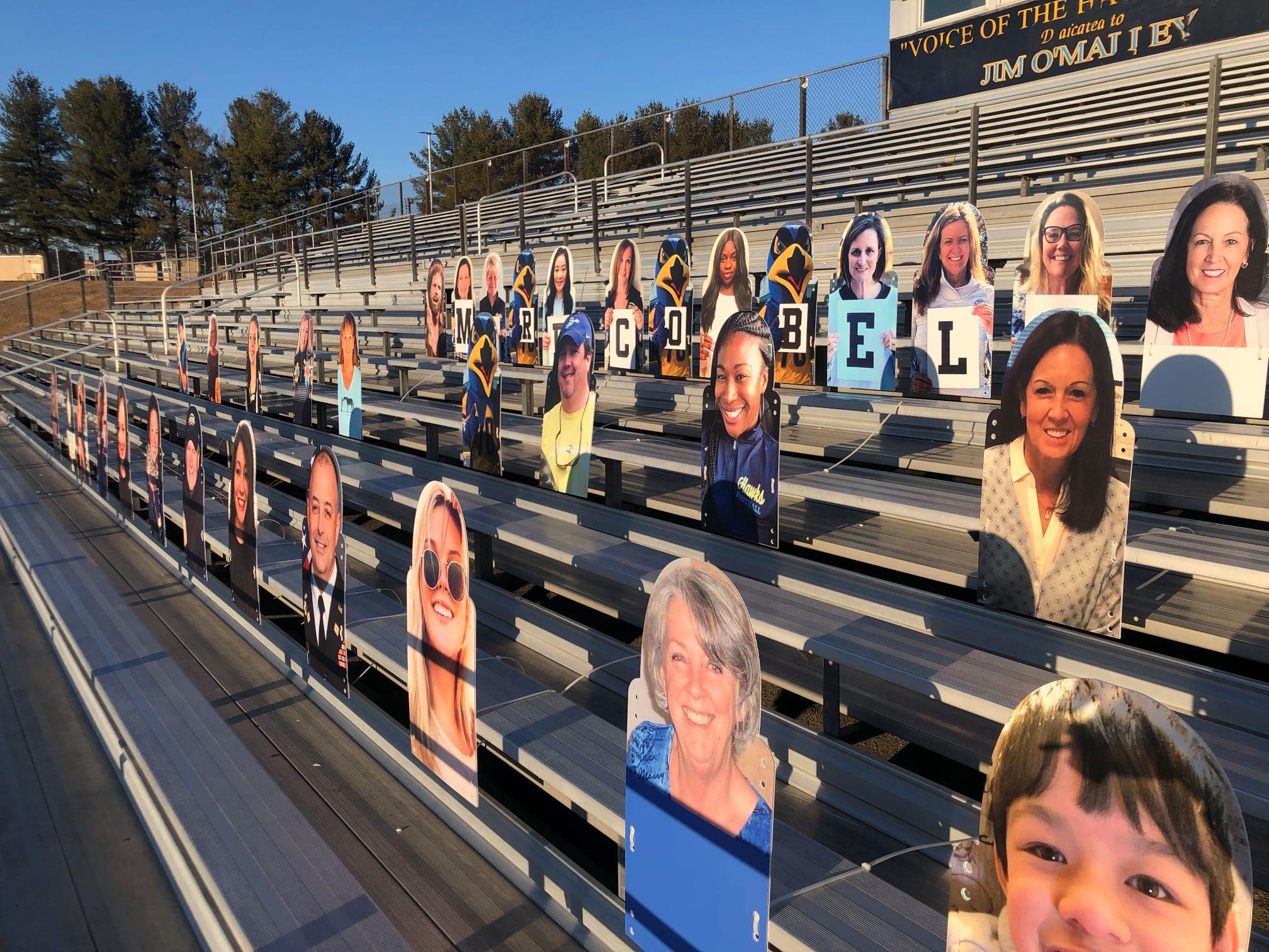 River Hill High School Fans in the Stands - Varsity Graphics
