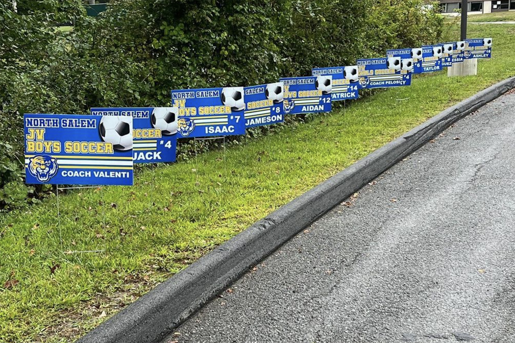 North Salem Athletic Boosters Yard Sign Fundraising Program - Varsity ...