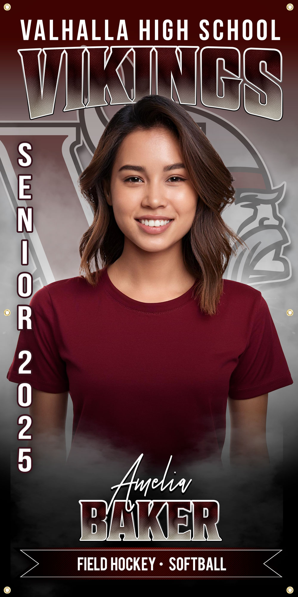 Valhalla Athletics Senior Banner