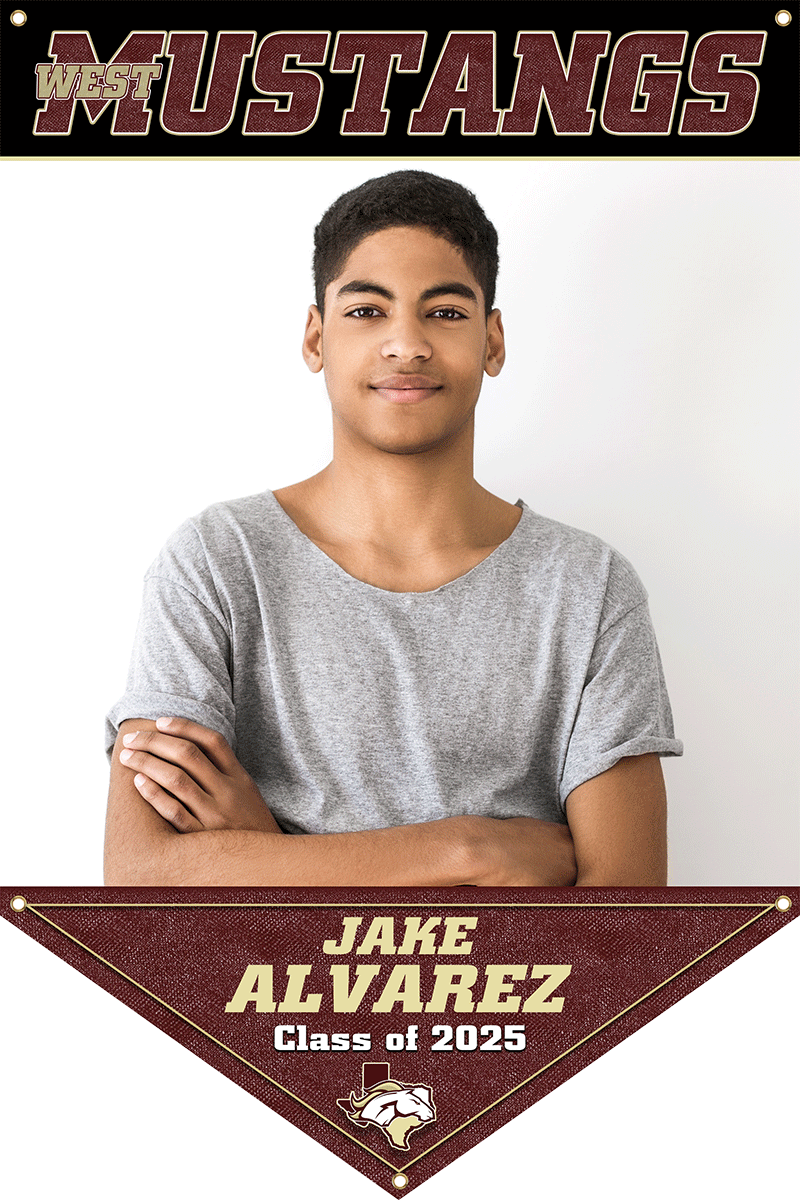 Magnolia West High School Senior Banner - Varsity Graphics